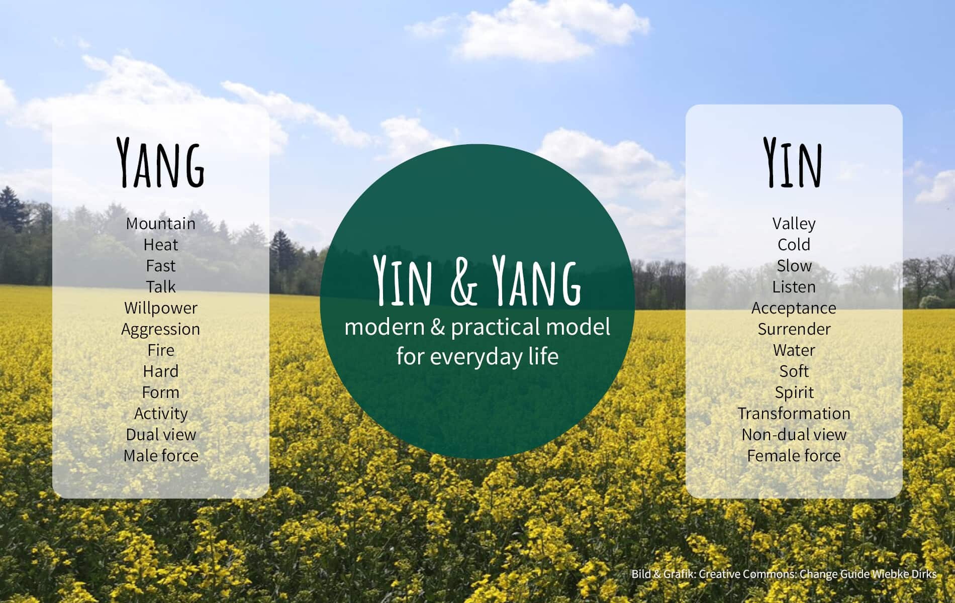 The Power of Yin & Yang - Modern model for life